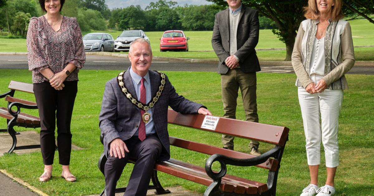 ‘Chatty Bench’ installed in Dungannon Park to help tackle loneliness ...