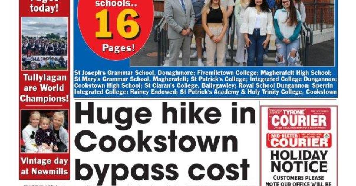 Don't miss your packed Mid-Ulster Courier featuring Cookstown and ...