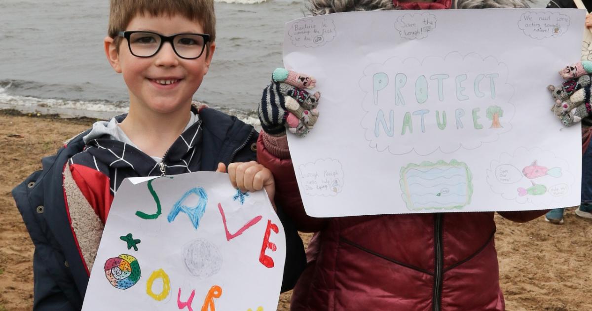 ‘Wake’ pollution protest for ‘dying Lough Neagh’ held at Ballyronan ...