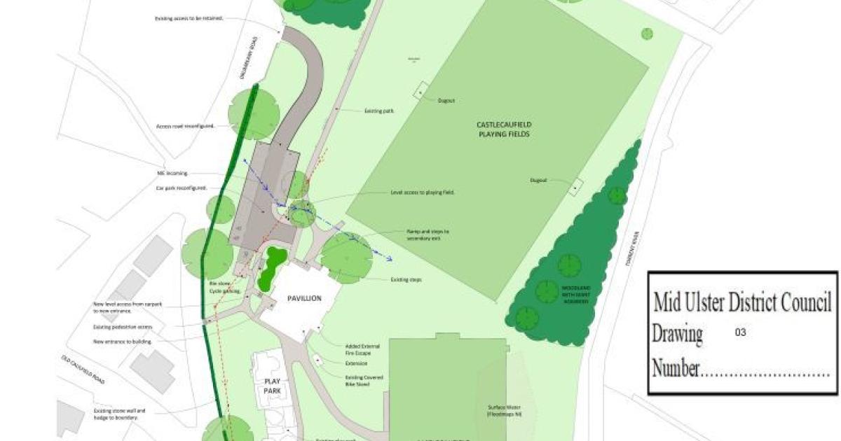 Castlecaulfield Playing Field all set for revamp - Alpha Newspaper Group