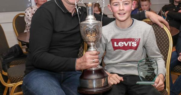 Jack Burrows lifts Neil Robinson Memorial Trophy! - Alpha Newspaper Group