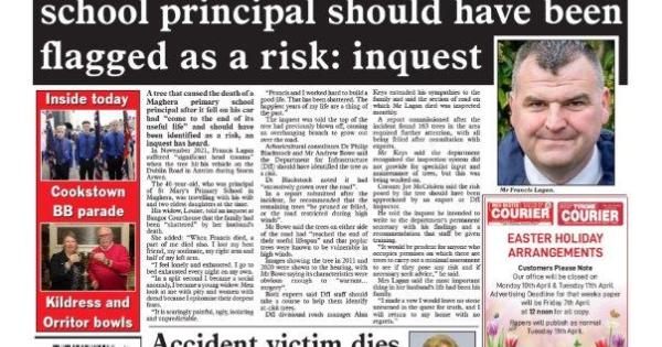 In this week's MID-ULSTER COURIER... out now... - Alpha Newspaper Group