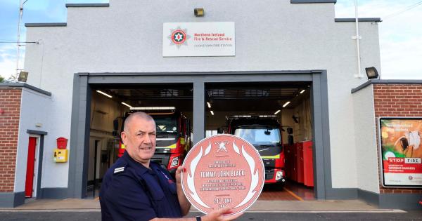 Red plaque unveiled in honour of well known Cookstown fireman - Alpha ...