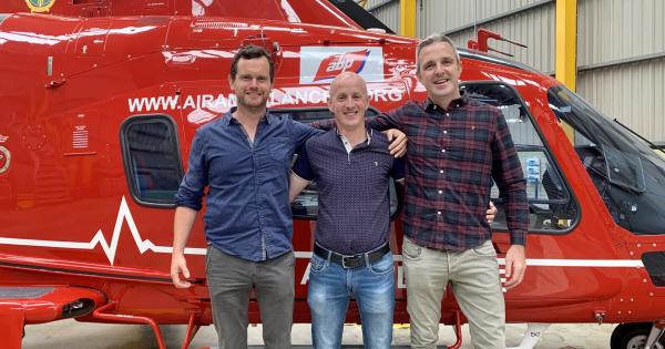 Augher trio thanks to Air Ambulance - Alpha Newspaper Group