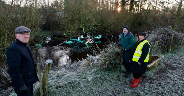 Moy Bridge River Blackwater rubbish scene near Aughnacloy - Photo 1 of ...