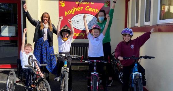 Augher Primary pupils on the right track to healthier travel - Photo 1 ...