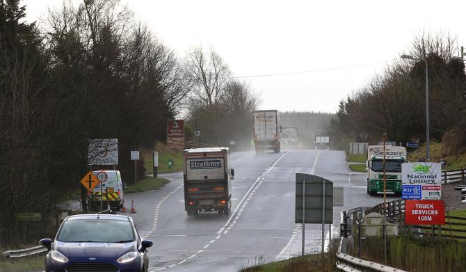 One of the first Covid Border checkpoints manned by the Garda was ...
