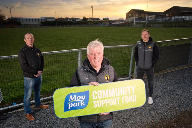 Clonmore GAA Club receives £12,000 for lighting project - Alpha ...