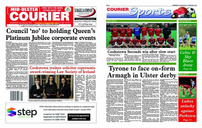 This week's front & back pages - Alpha Newspaper Group