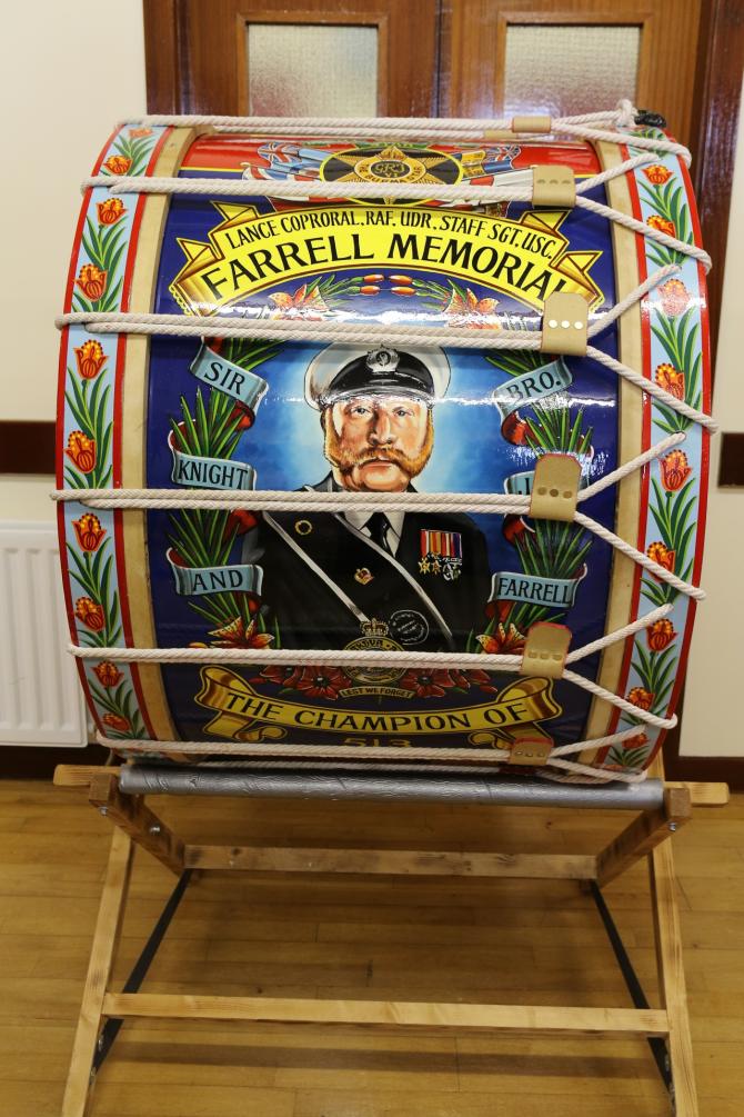 Lambeg drum dedicated in Tamnamore in memory of Lance Corporal John ...