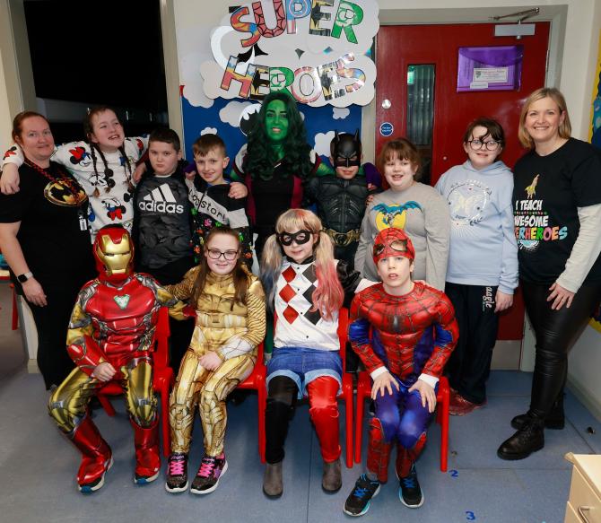 Superheroes at Cookstown Primary School - Alpha Newspaper Group