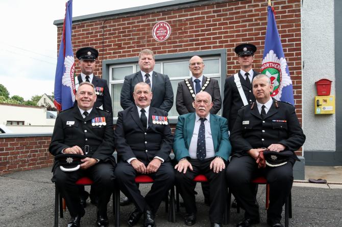 Red Plaque unveiled at Fire Station in memory of Sub Officer Tommy John ...