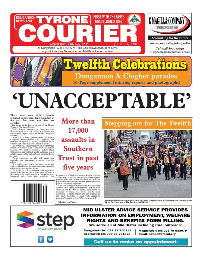 This week's Tyrone Courier - out now! - Alpha Newspaper Group