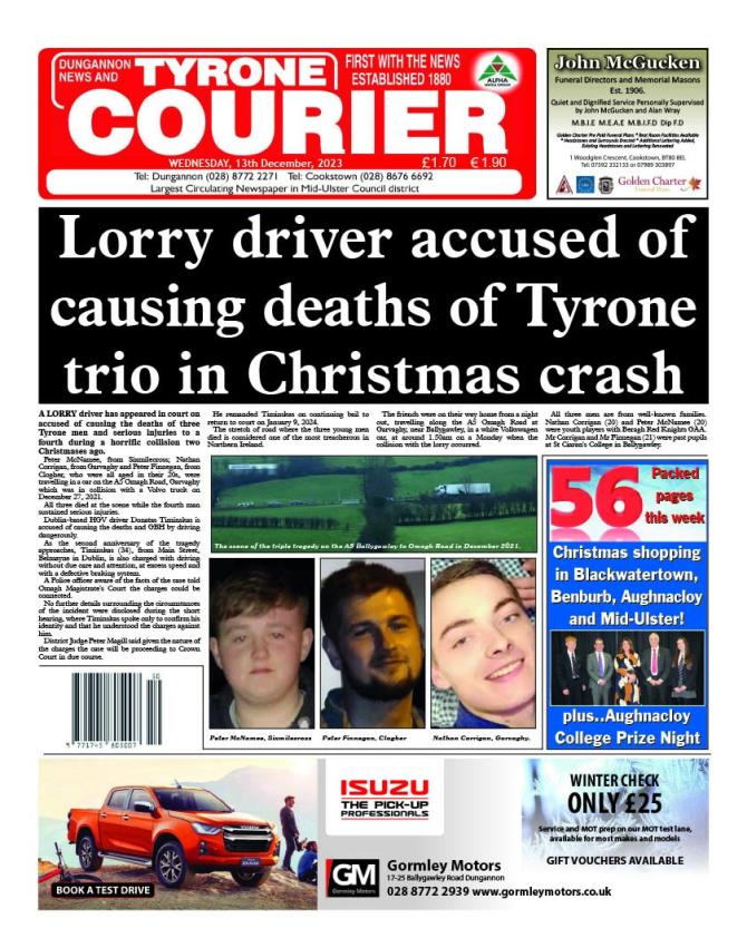 This week's Tyrone Courier - Alpha Newspaper Group