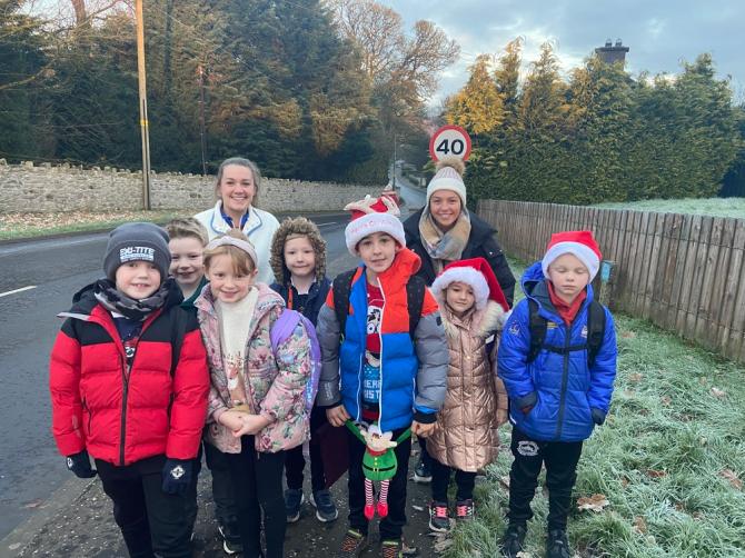 Augher CPS takes part in NI Santa Daily Mile initiative - Alpha ...