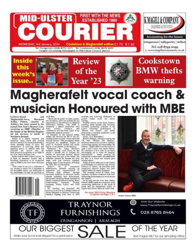This week's Mid-Ulster Courier - Alpha Newspaper Group